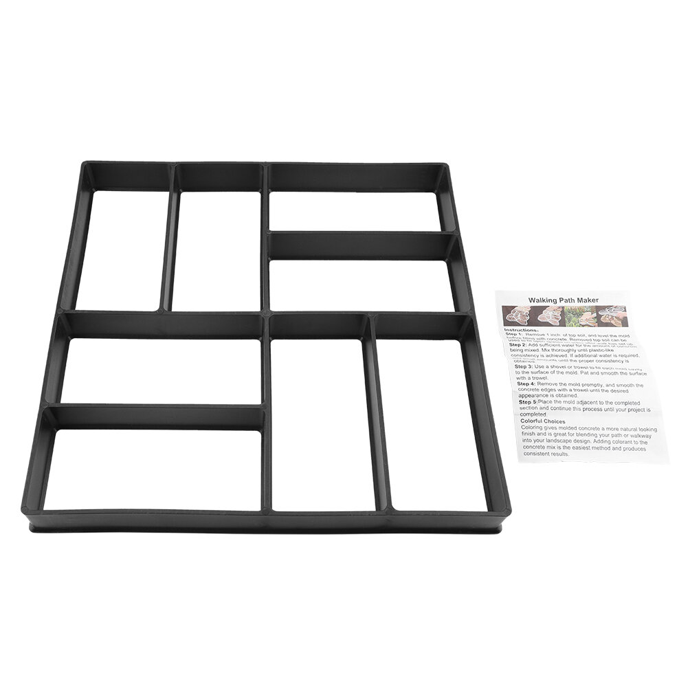 Форма для бетонной ступеньки для садовой лужайки, дорожки для асфальтоукладчика, форма для тротуара, форма для бетонной брусчатки, создатель садовых дорожек своими руками