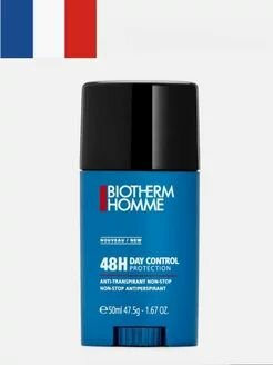 Мужской дезодорант стик с защитой 48 часов Biotherm Homme day control 48H, 50 ml