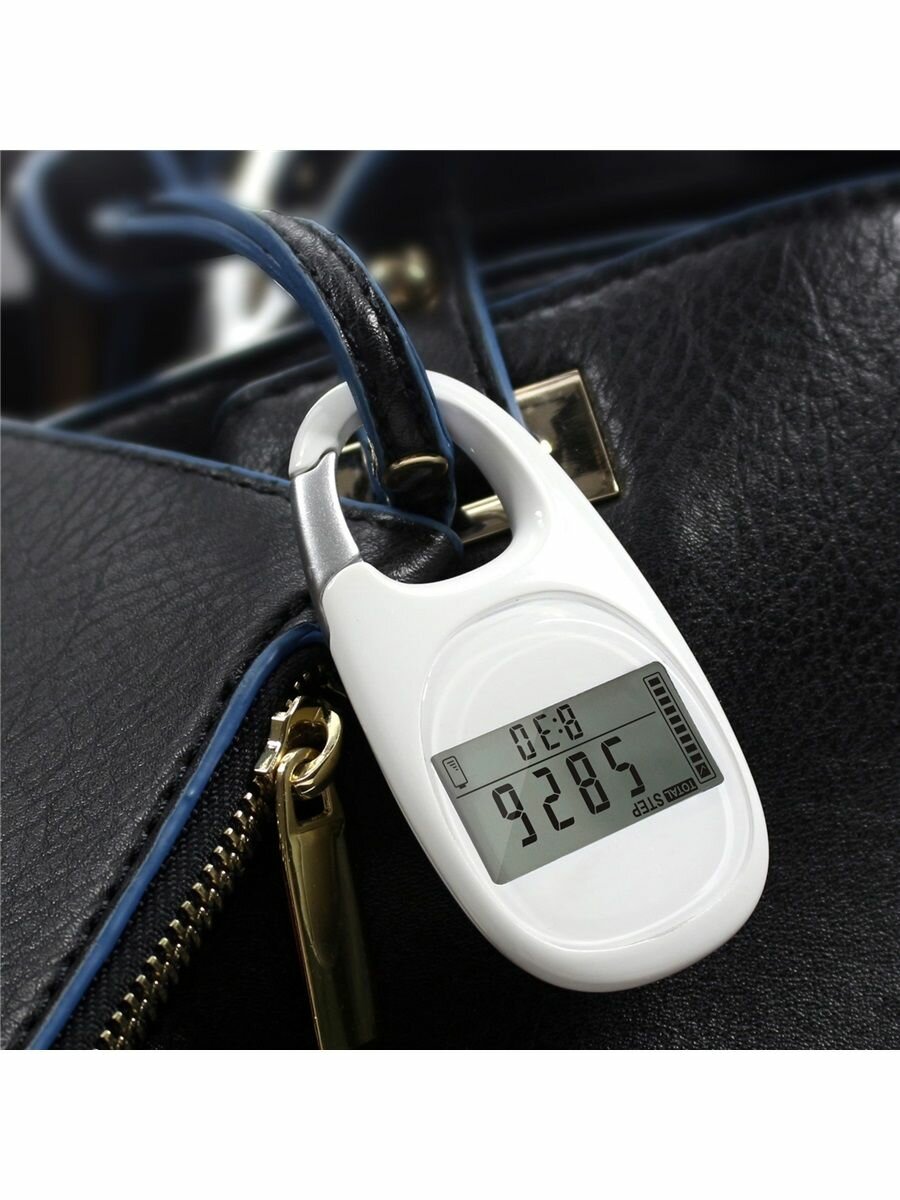 Портативный шагомер-шагомер для фитнес-трекера для женщин и мужчин, отслеживает шаги, расстояние, калории и многое другое