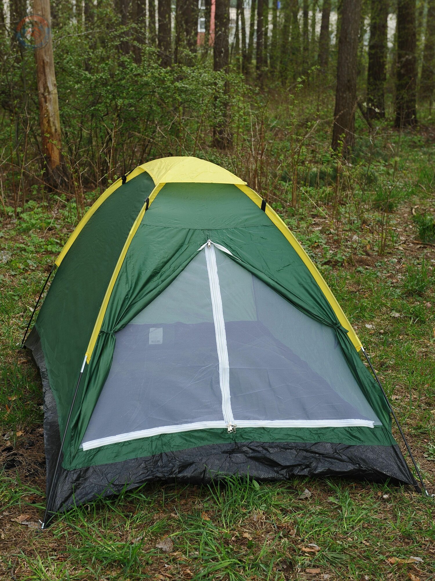 Двухместная водонепроницаемая кемпинговая палатка для рыбалки, охоты и летнего отдыха, легкая туристическая палатка с москитной сеткой и быстрой сборкой