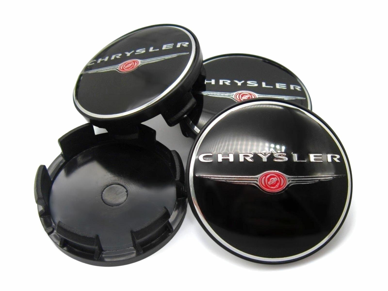 Колпачки, заглушки на литые диски СКАД Chrysler new 56/51/12 мм, комплект 4 шт.