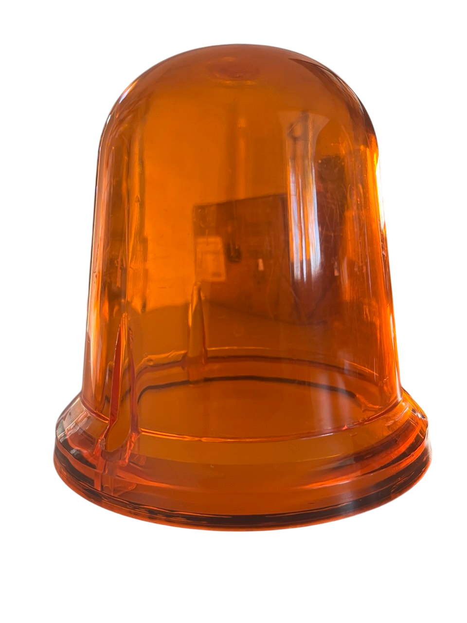 Плафон колпак для проблескового маяка ФП-1 оранжевый пластиковый