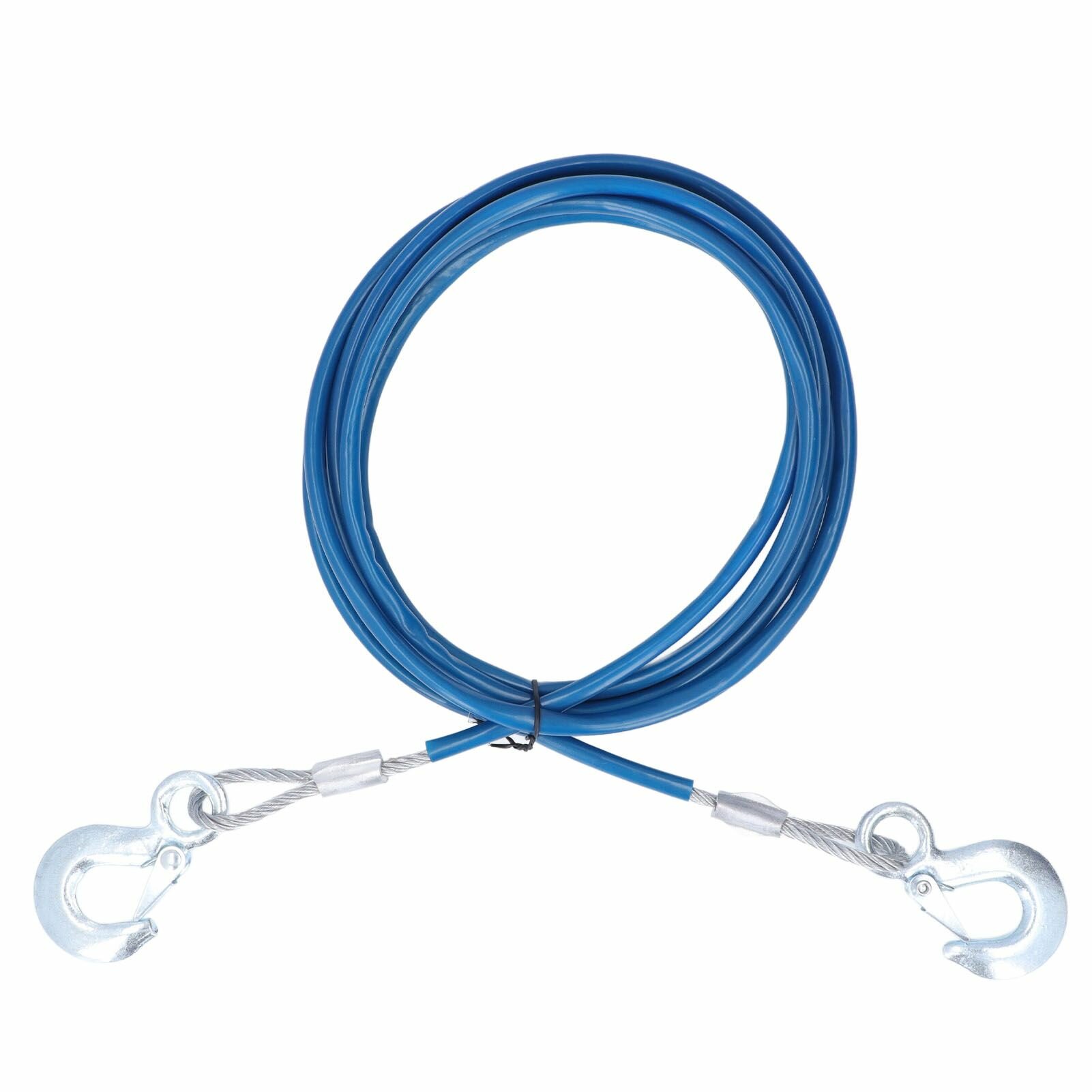 Автомобильный буксирный трос 4 х 10 мм, сверхмощный буксировочный ремень, разрывная нагрузка 11023 фунта для внедорожника, внедорожного пикапа