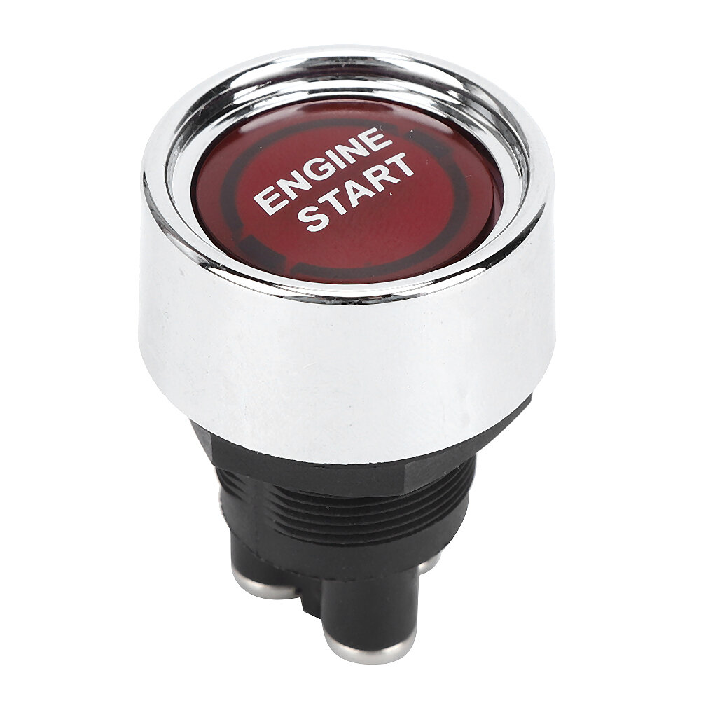 Светодиодная кнопка запуска двигателя, кнопка зажигания и стартера для автодомов, гоночных автомобилей, красная кнопка запуска и остановки двигателя