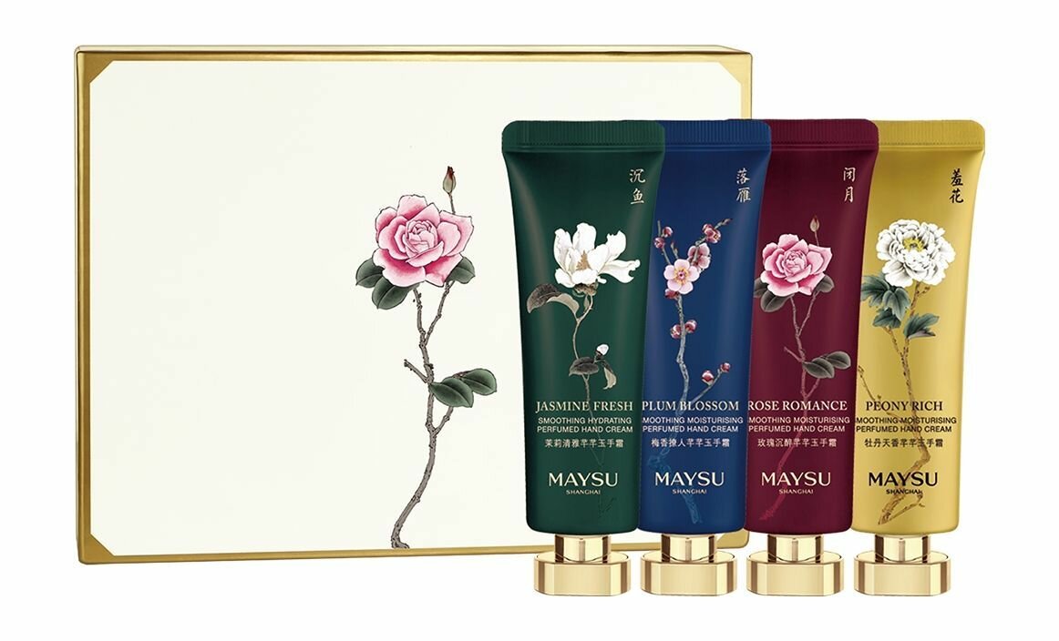 Набор парфюмированных кремов для рук / Maysu Shanghai Hand Cream Gift Set
