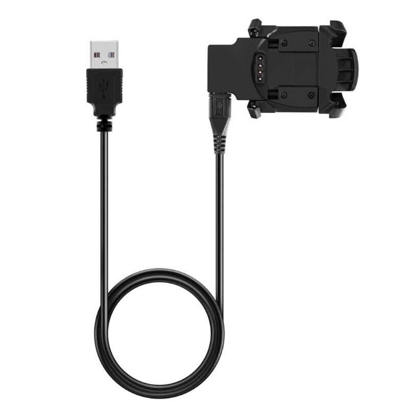 Портативный адаптер питания, зарядная подставка, USB-кабель для зарядки, подходит для смарт-часов Descent MK1, защита от перегрузки.