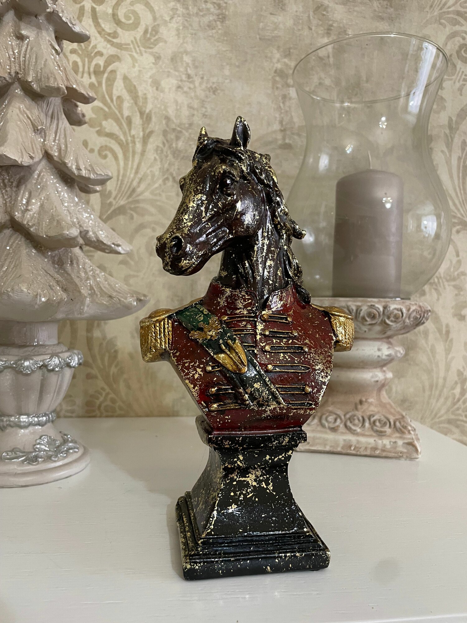 Бюст коня/Фигурка декоративная Лошадь