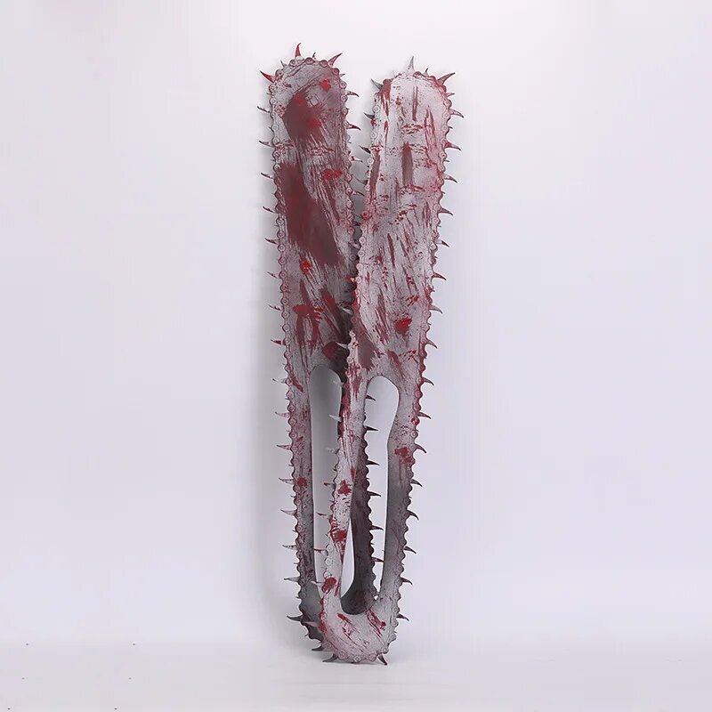 Косплей костюм Человек с бензопилой Денджи Бордовый, Hand Saw Battle Dama