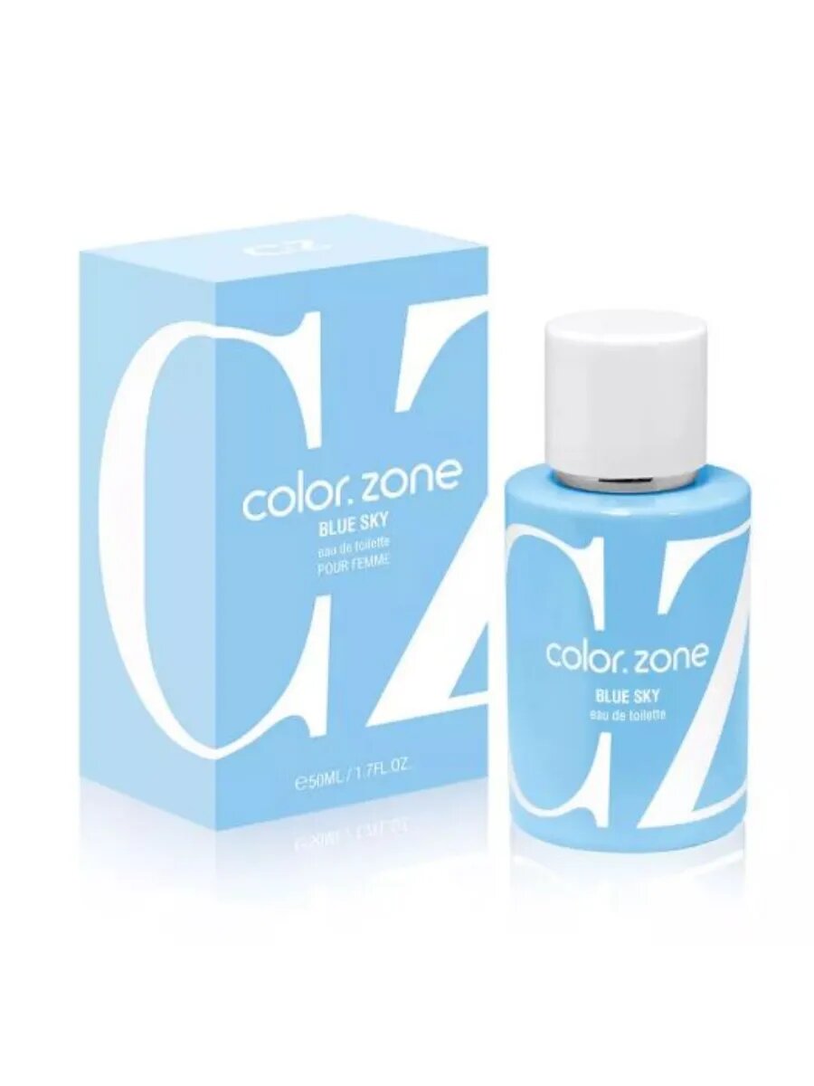 Туалетная вода Поли Парфюм Color Zone BLUE SKY 50ml (аромат Wood Sage & Sea) для женщин
