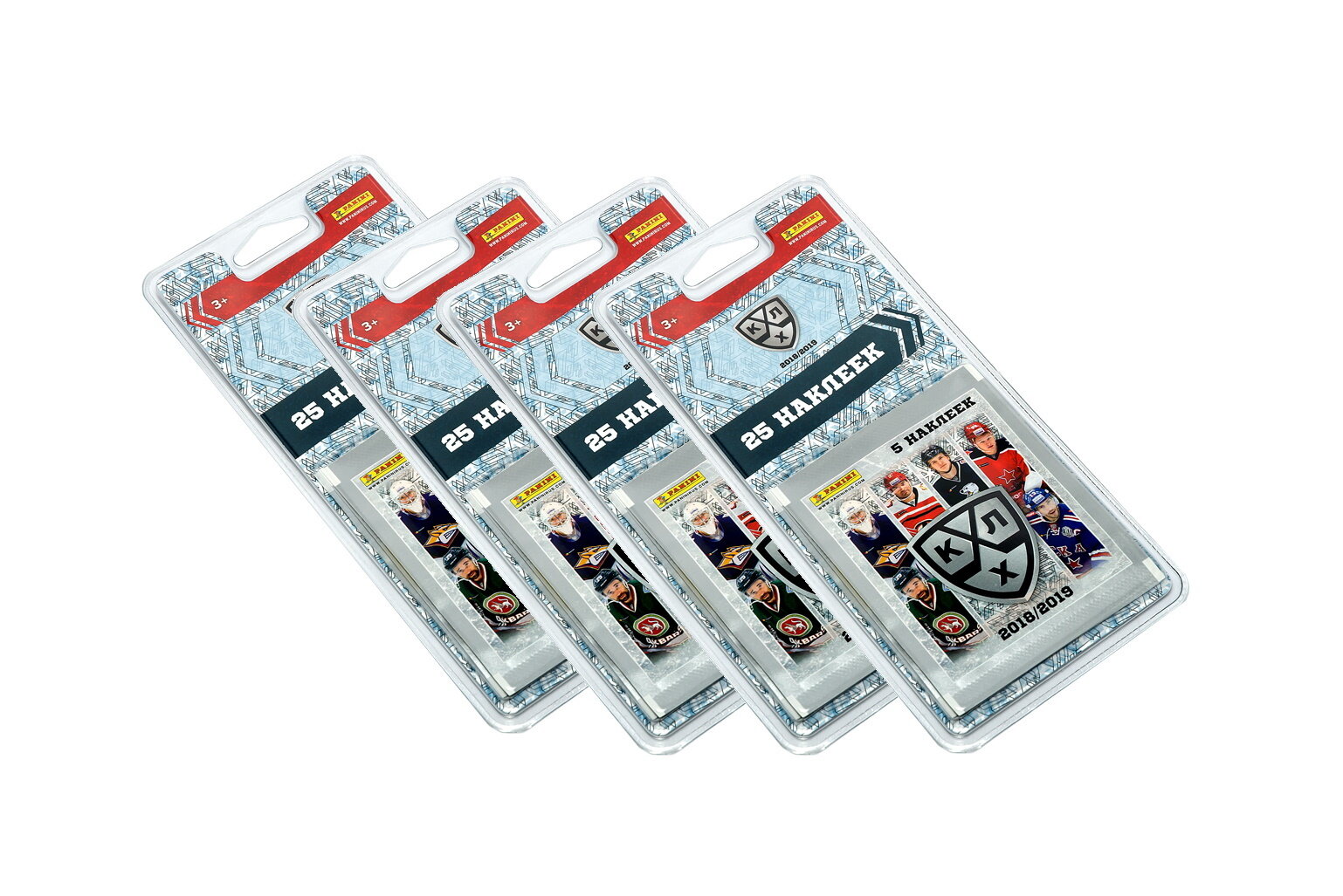 Набор наклеек Panini Sticker Collection Hockey RU Season 11/ КХЛ сезон 2018-19, 25 наклеек