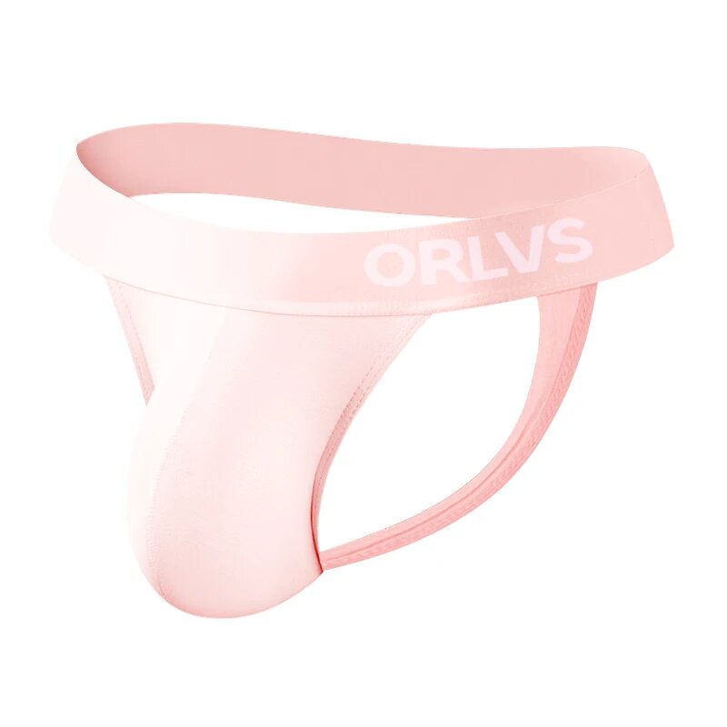 ORLVS Стринги мужские, размер L, цвет Or676-pink