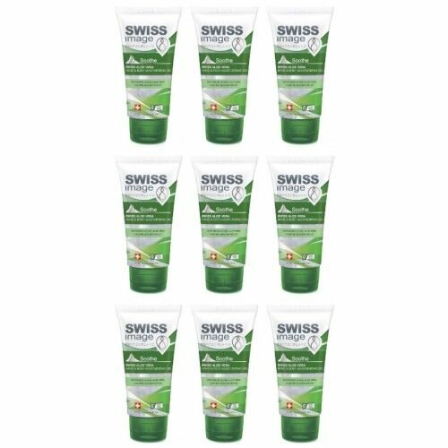 Swiss Image Гель алоэ вера для рук и тела, Алоэ Вера, 75 мл, 9шт