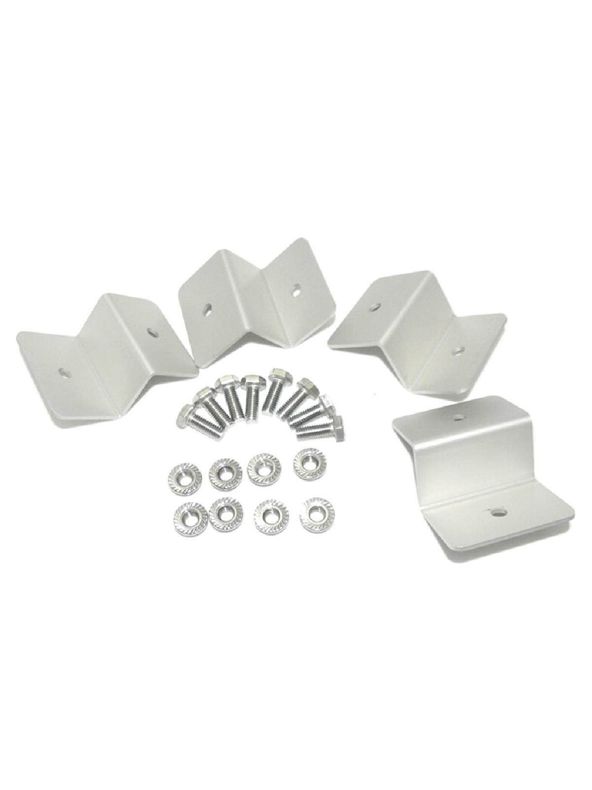 Не ржавеющий кронштейн панели солнечных батарей Z-образный держатель для плоской крыши дома на колесах на колесах