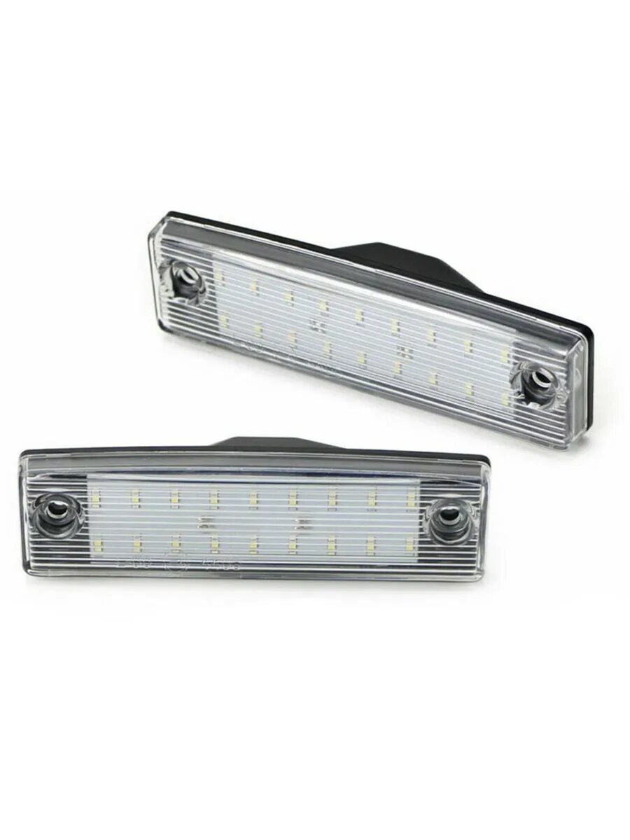 2ШТ Белых Светодиодных Фонарей Номерного Знака Toyota 4Runner 1996-2020 Sequoia 2008-19