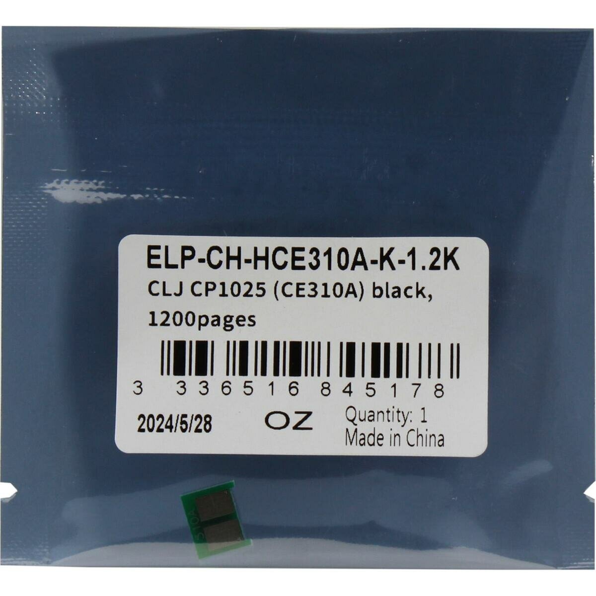 ELP-CH-HCE310A-K-1.2K Чип для картриджа CE310A Black, 1.2K