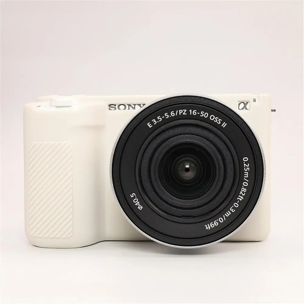 Мягкий силиконовый чехол для Sony ZVE10 Mark II ZVE10II Beige