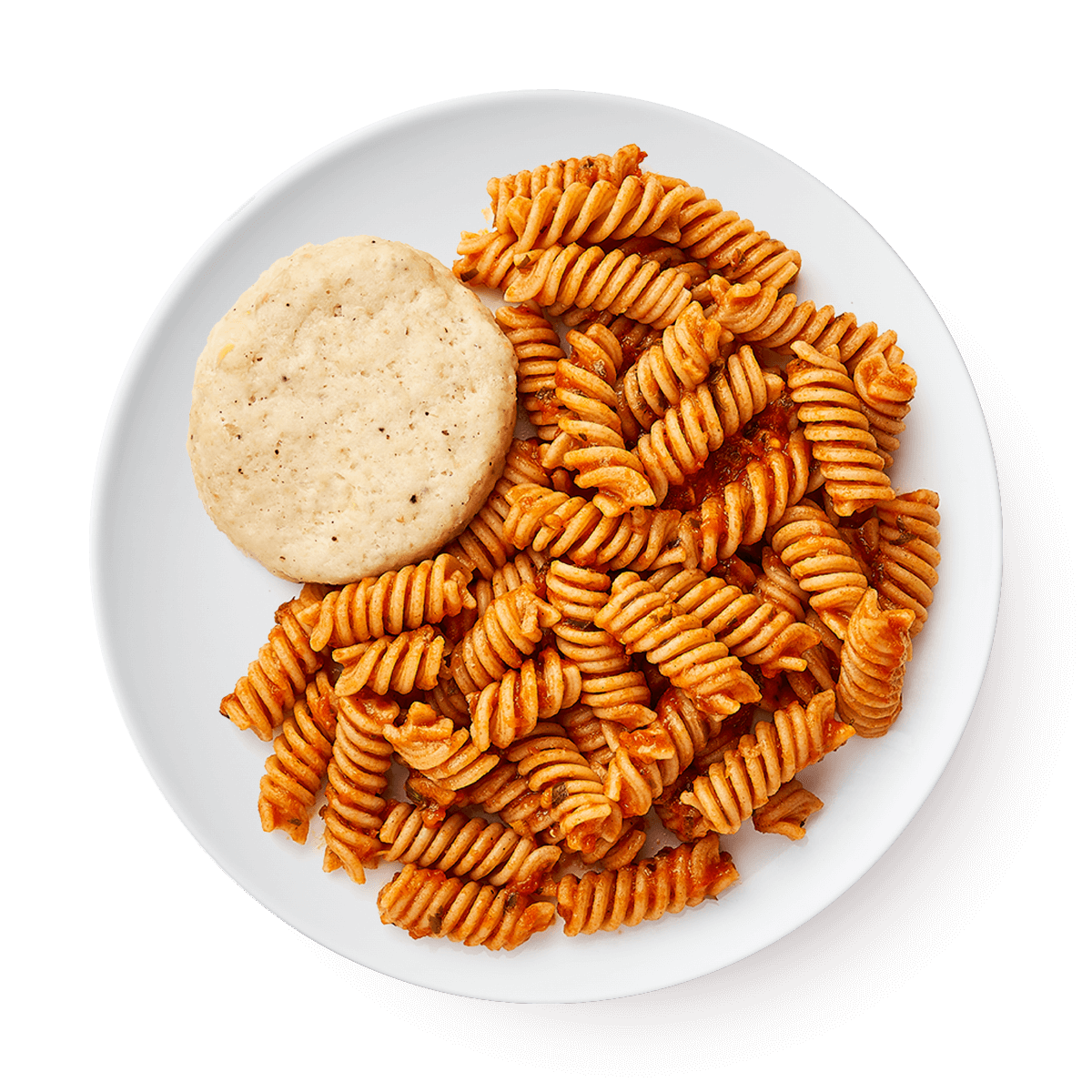 Котлета из индейки и курицы на пару с цельнозерновой пастой и томатным соусом «Из Лавки»