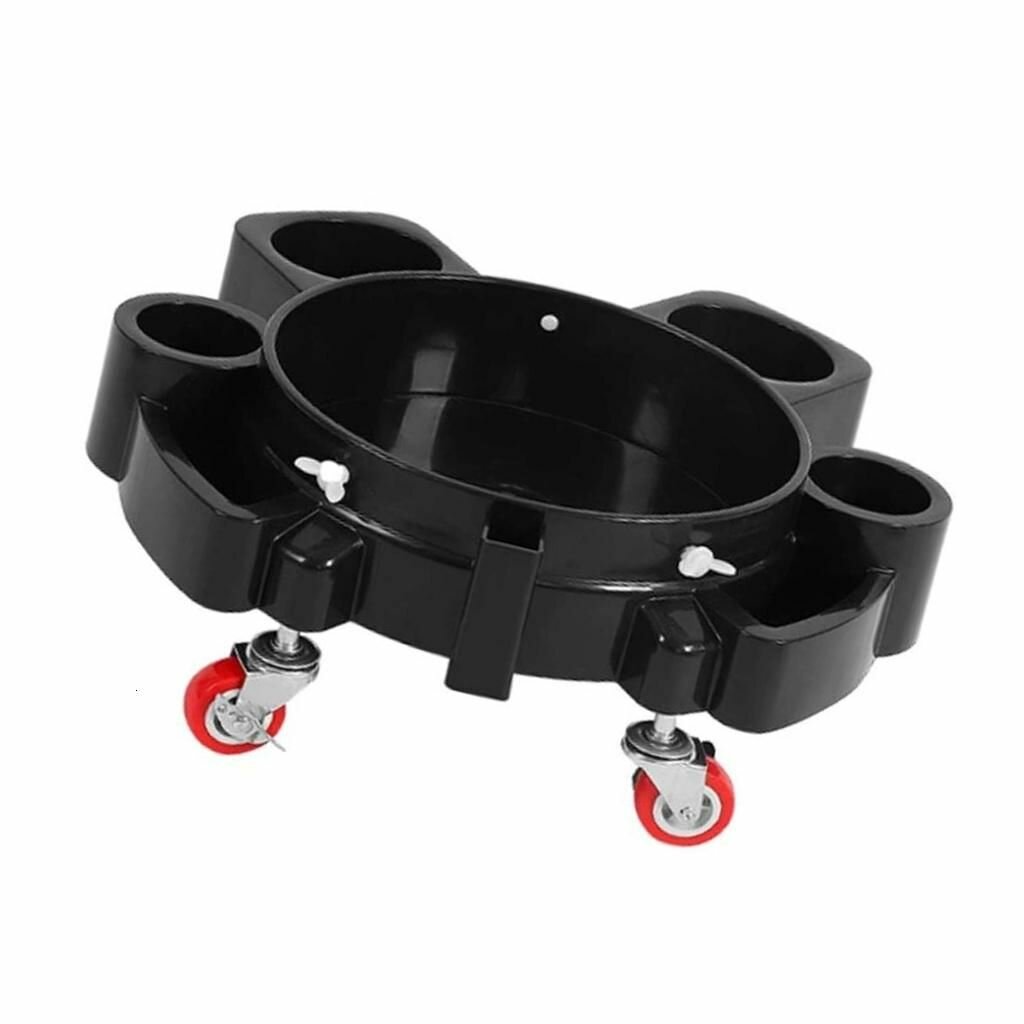 Автомойка с тележкой и поворотными колесами, Черный