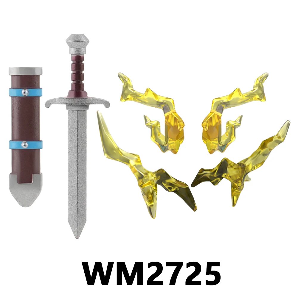 Конструктор WM2725: меч, щит, крылья
