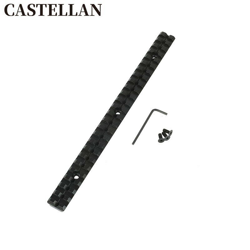 10-дюймовая длинная металлическая полоса 257 мм рельс алюминиевый сплав кожаные аксессуары для модификации рельсов G0257