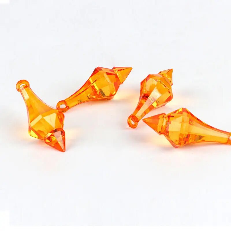 Camal подвески акриловые кристаллы 20 шт Gold Yellow