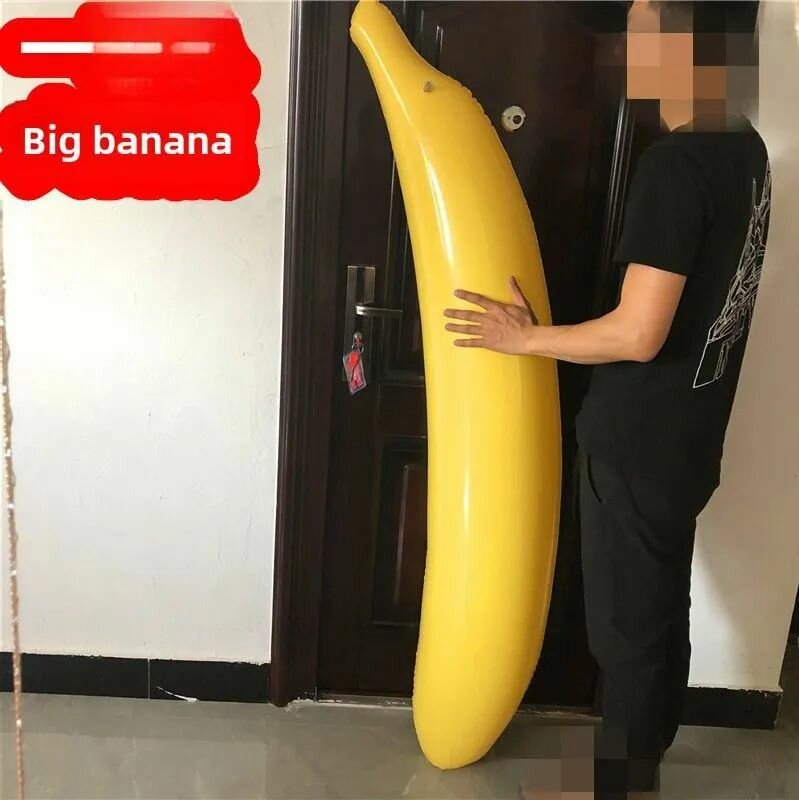 Прямые поставки завода: надувной банан из ПВХ для взрослых, барная игрушка длиной 1.8 метра, оранжевого цвета и крупного размера