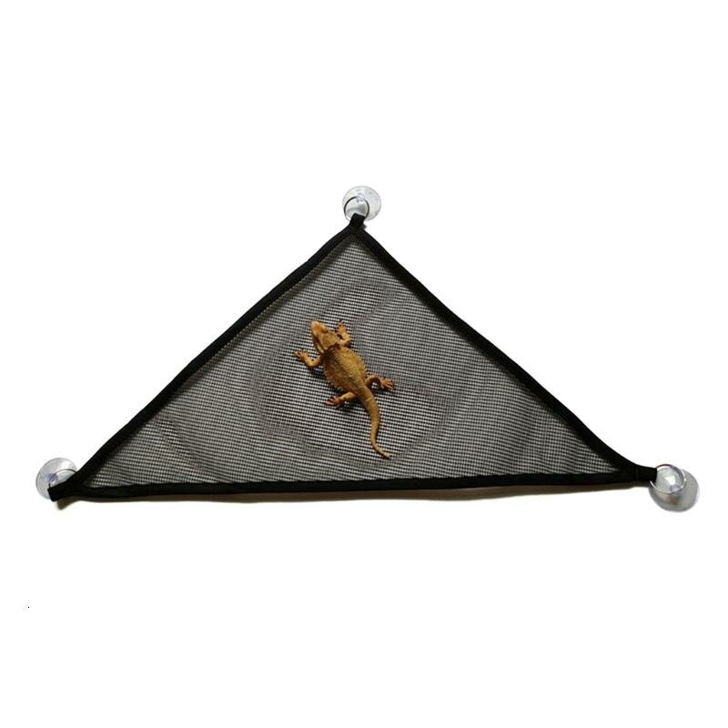 Гамак с узором якорей для рептилий, Размер черной сетки M