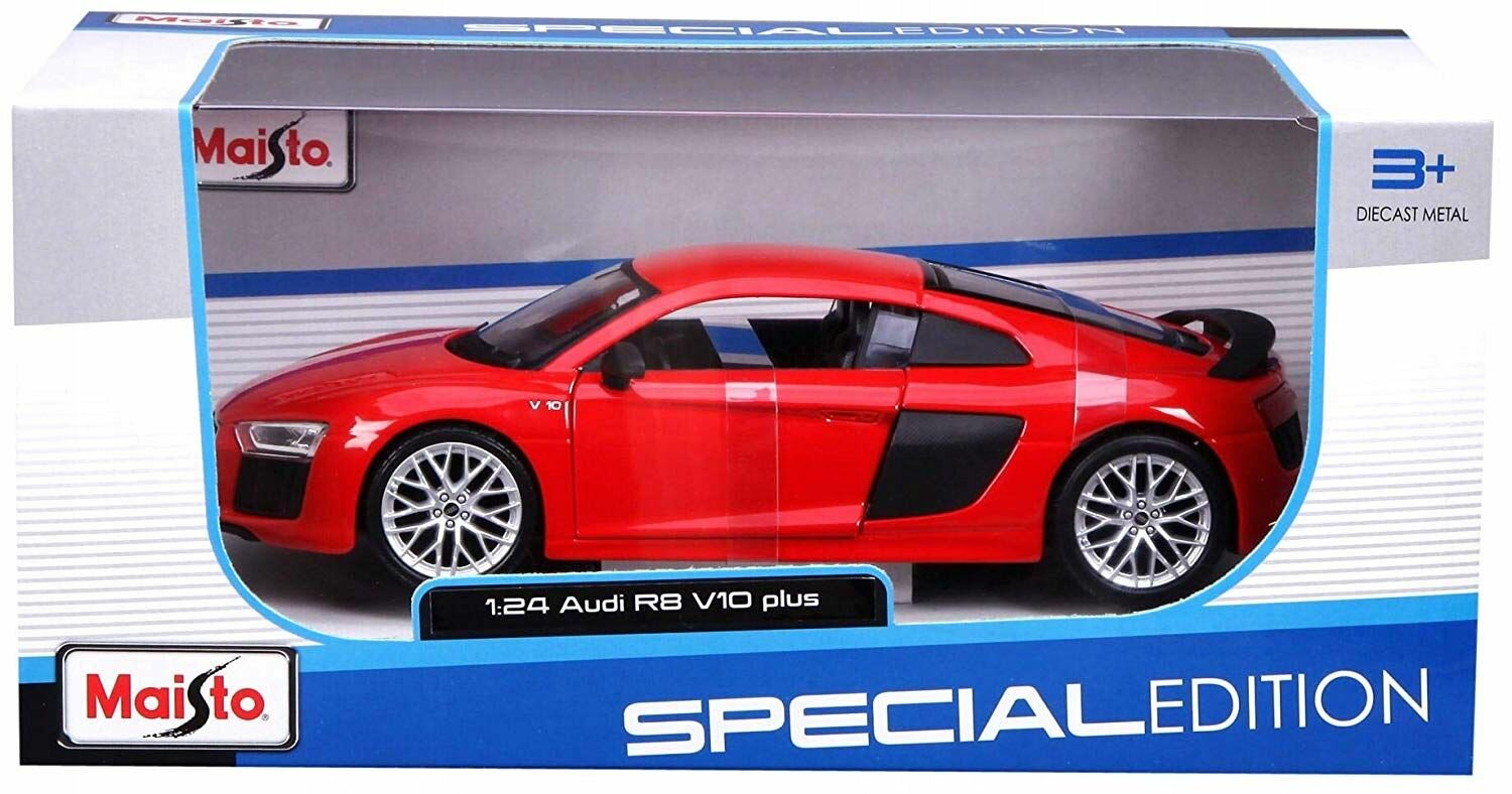 Игрушечный транспорт Maisto- Машинка Audi R8 V10 plus, 1/24 - 31513