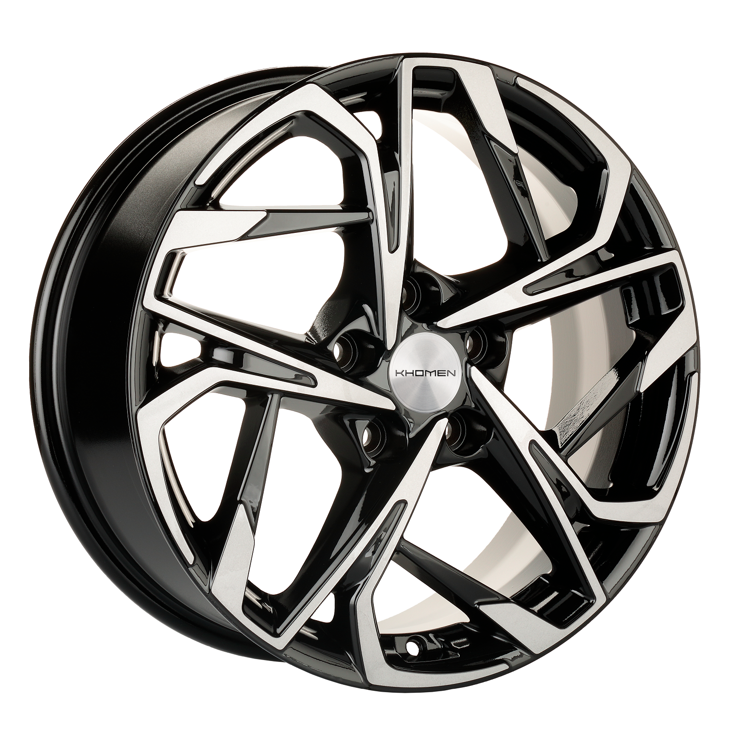 Диски автомобильные Khomen Wheels 1716 Kia Sportage 7x17 5x114,3 ET48,5 67,1 Black-FP