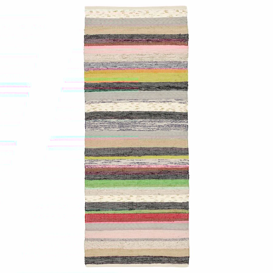 Плоский тканый ковер, ручная работа IKEA RANGSTRUP, разноцветный 70х180 см, 204.709.19