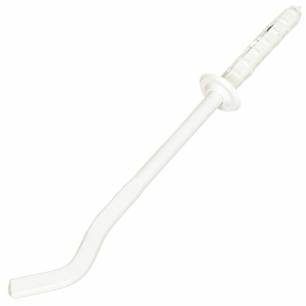 Кронштейн для радиатора Сантехкреп сталь, 220х9 мм, плоский, белый