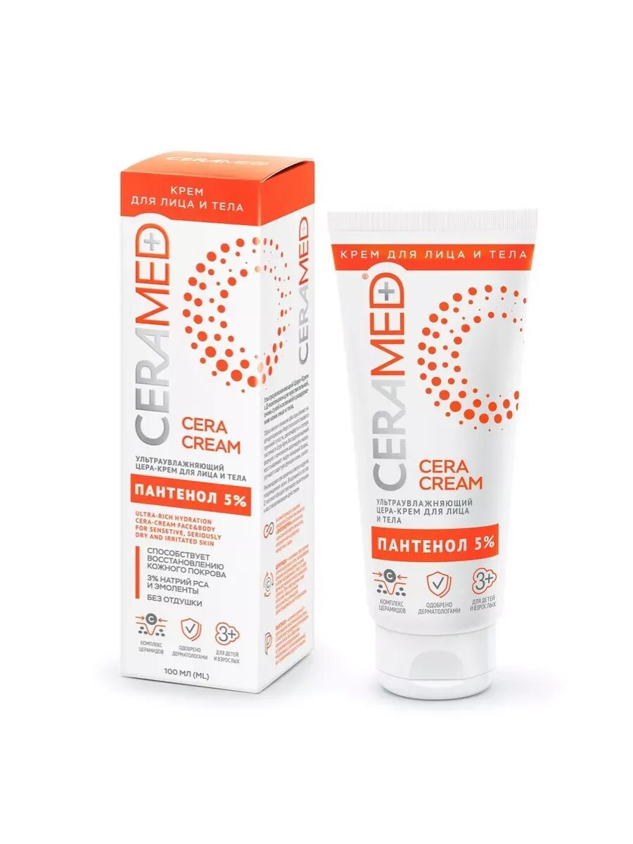 Ceramed Цера-крем Для Детей C Д-пантенолом 100мл - 2 шт.