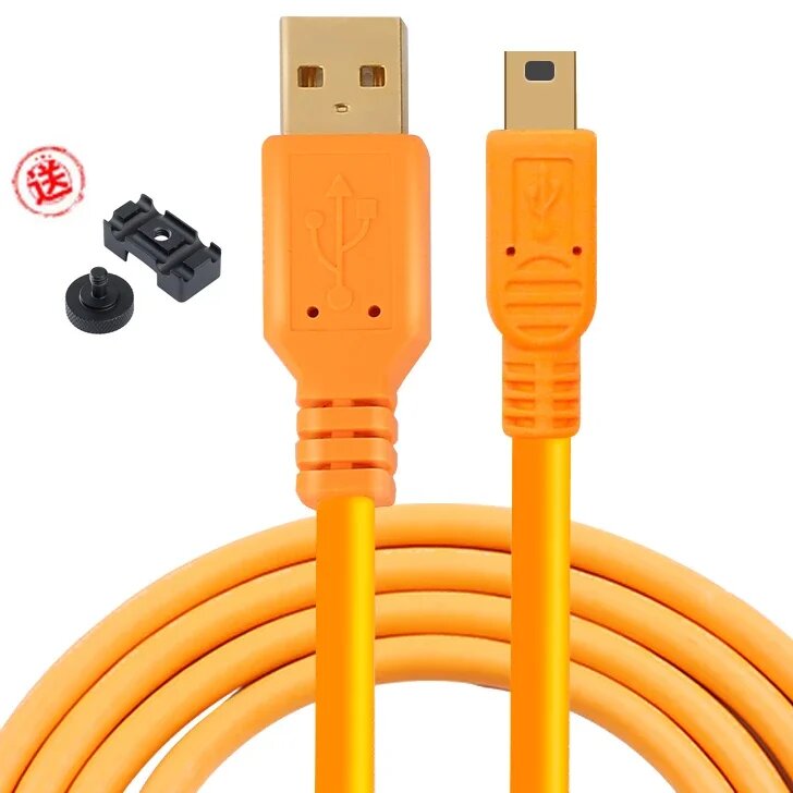 Кабель USB 3M Straight and clamp для Canon Nikon