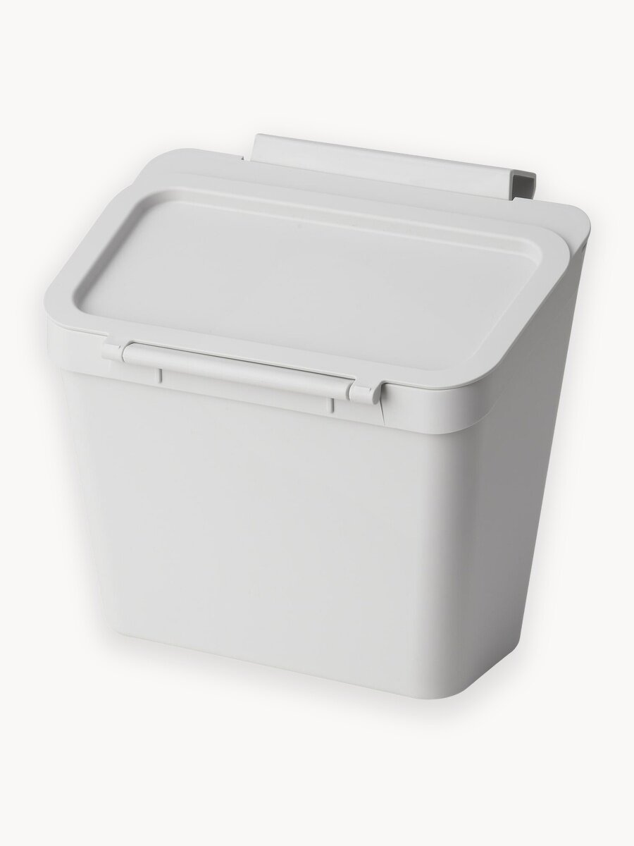 SKOLAST Мусорный бак на дверцу икеа, светло-серый (40561013)