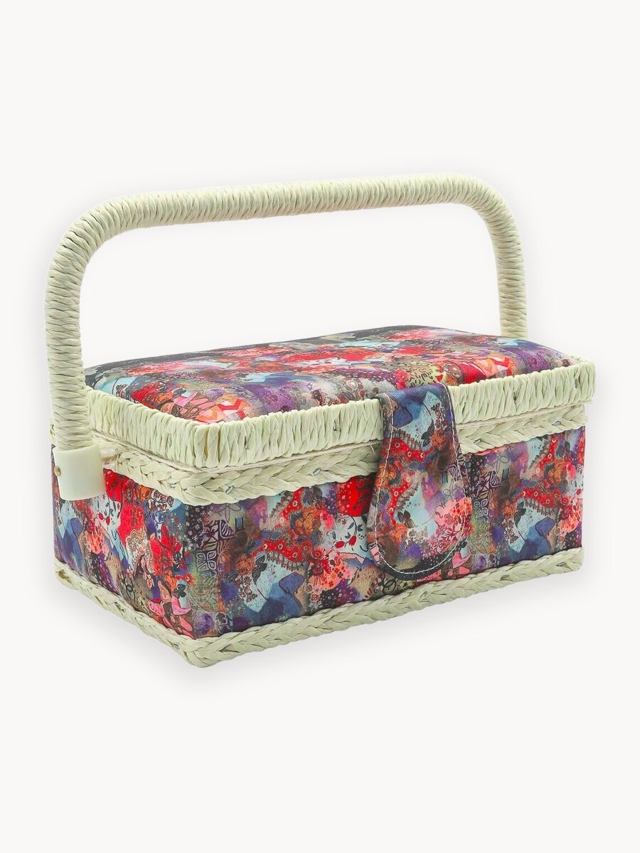 Шкатулка для украшений, рукоделия и шитья 'Абстракции', 19,5*13*9,5 см, декоративная, Айрис