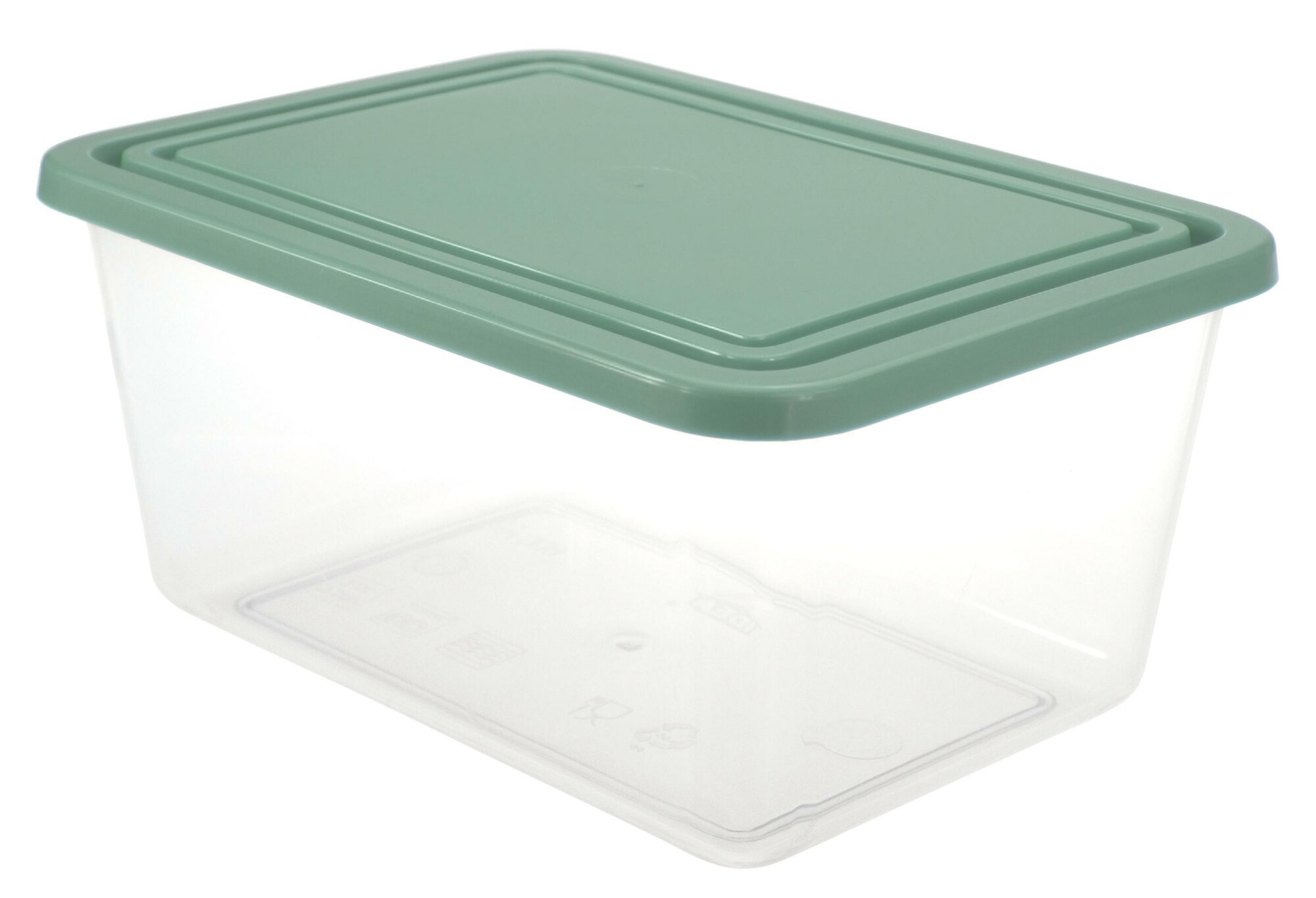 Контейнер для хранения продуктов Idea / Идея пластиковый с крышкой прямоугольный 0.8л / емкость герметичная