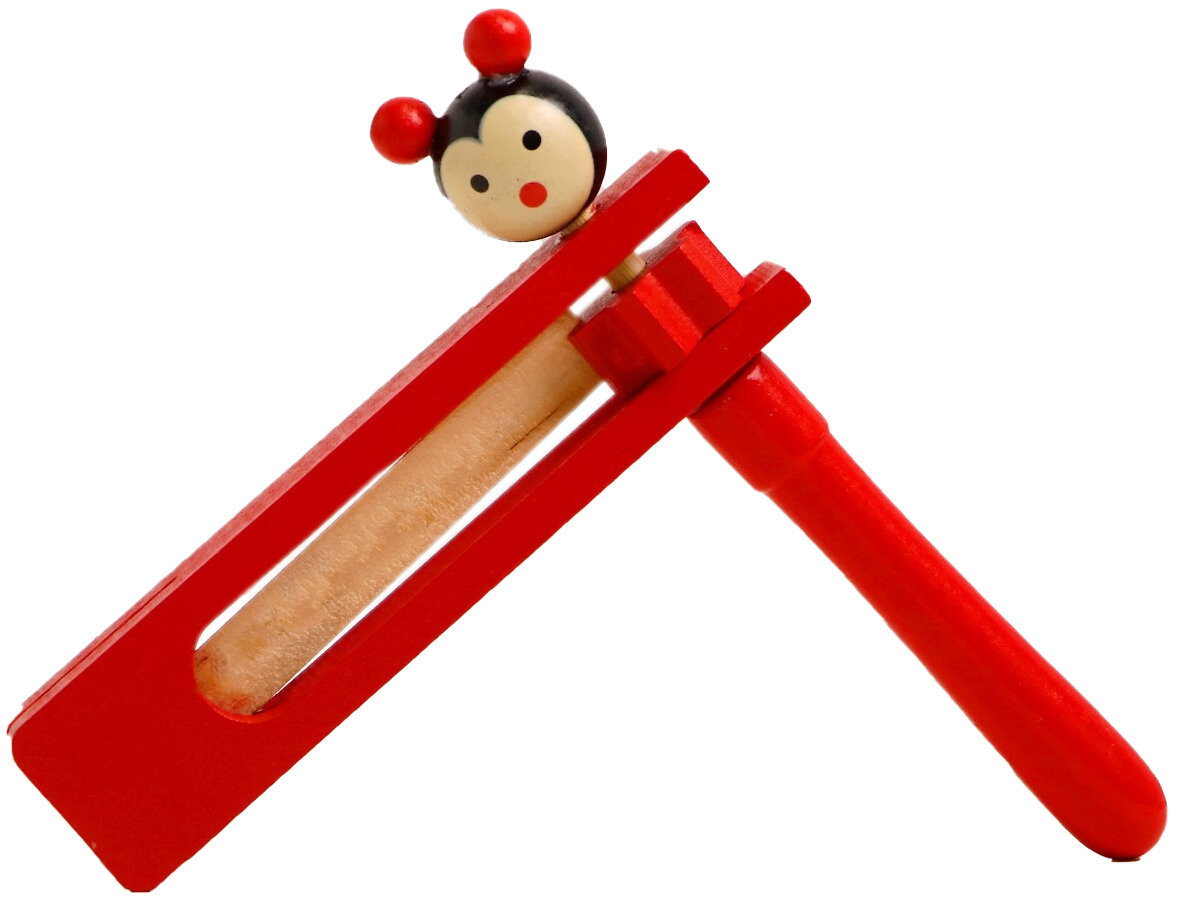 Деревянная трещотка, детская музыкальная игрушка, русский народный музыкальный инструмент, микс