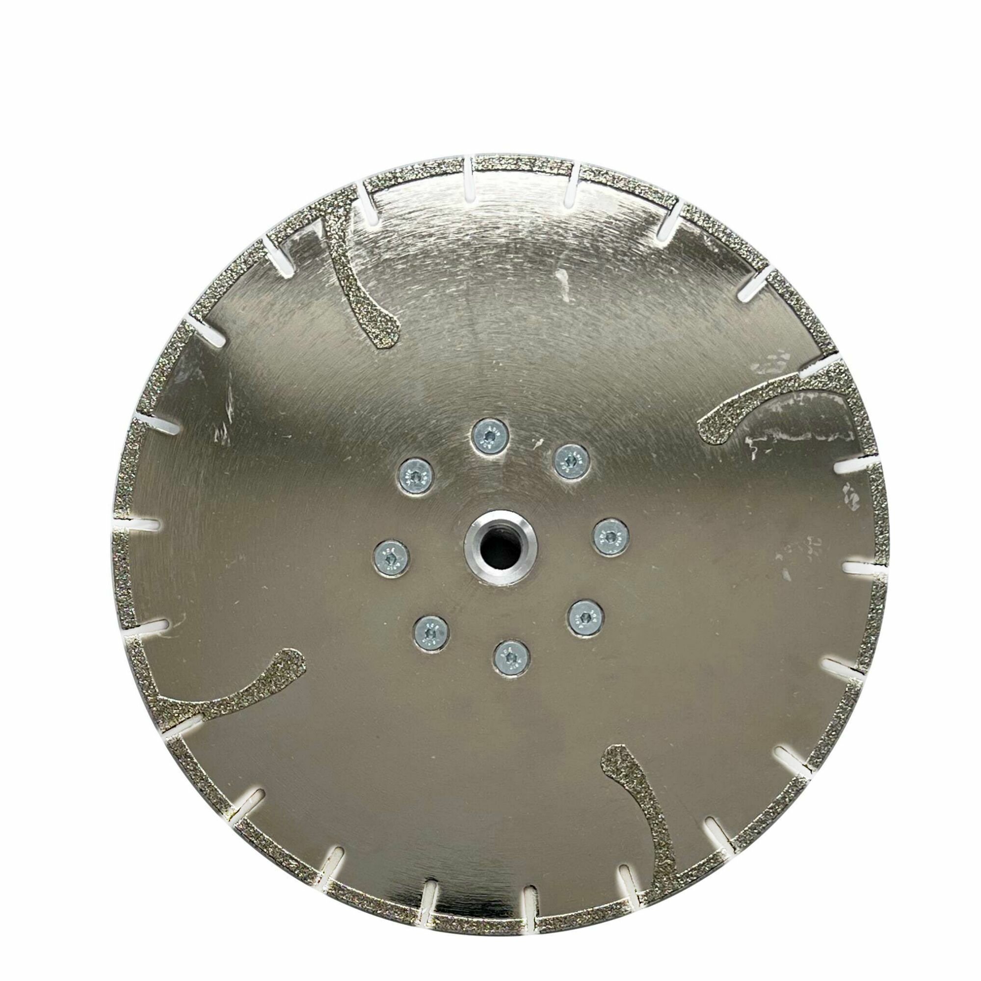 Диск алмазный для резки мрамора с боковыми сегментами с двух сторон 230мм/фланец M14, ELLY (Элли)