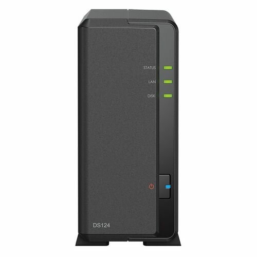 Сетевое хранилище NAS Synology DS124 1-bay настольный RTD1619B
