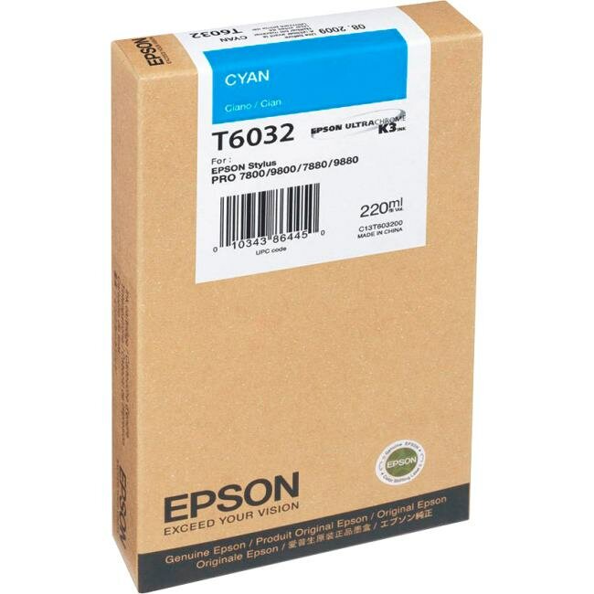 Картридж T6032 C13T603200 Cyan для Epson St Pro 7880/9880