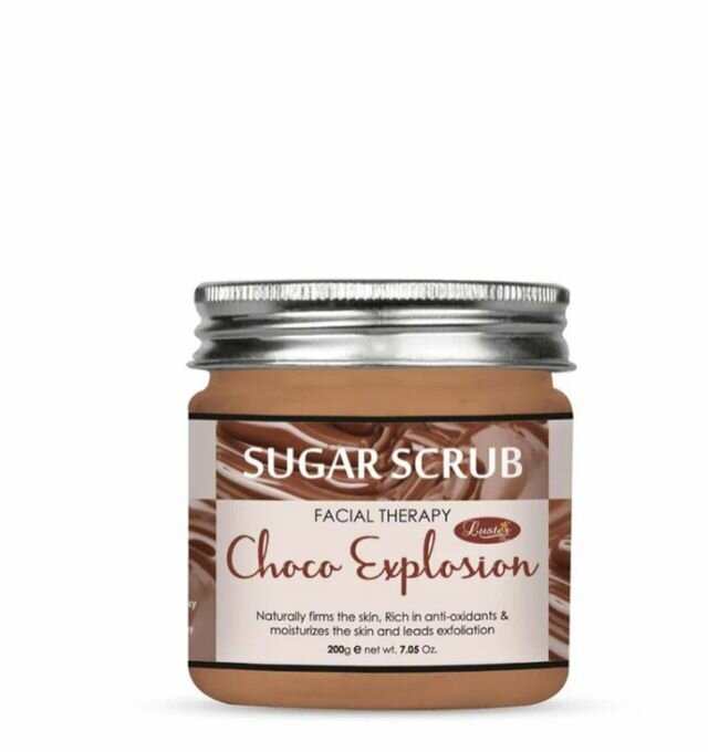 Luster Сахарный скраб для лица с шоколадом, 200 мл