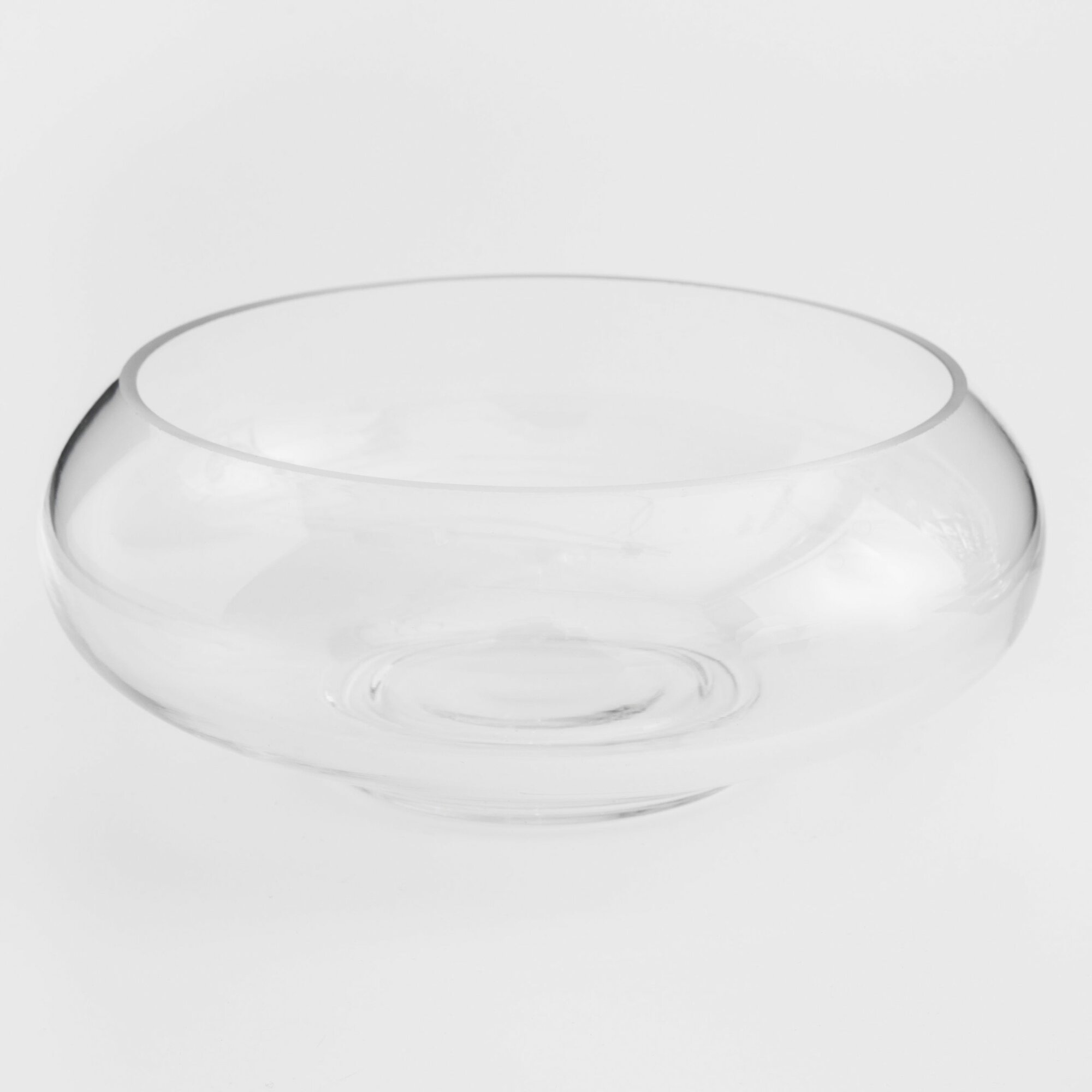 Салатник Kuchenland, 19х7 см, 1,4 л, прозрачное стекло, Clear