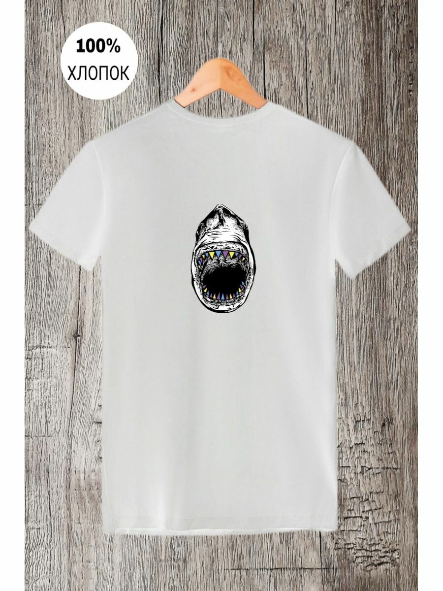 Футболка акула shark