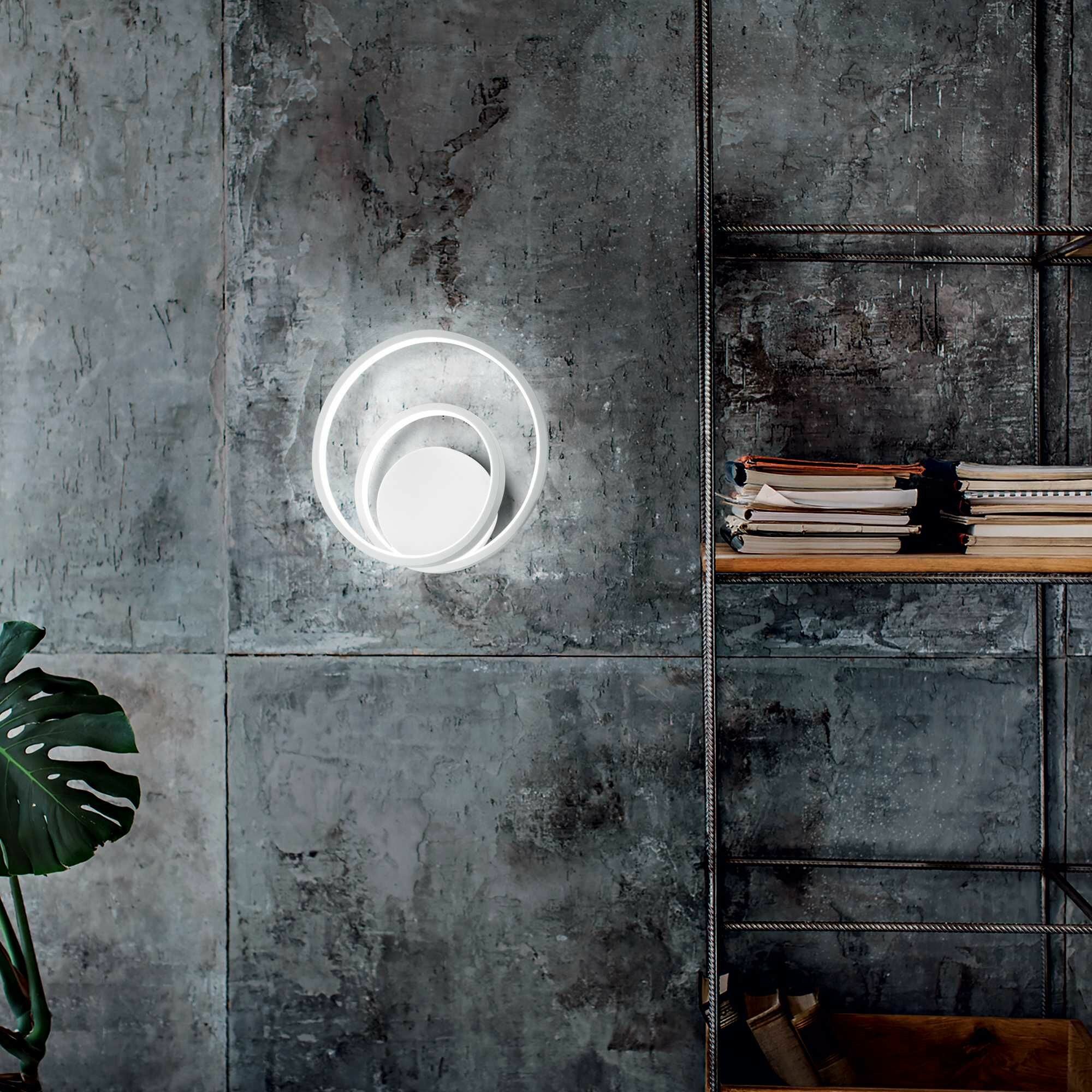 Светильник настенный ideal lux OZ AP H30 D29 30Вт 3000Лм 3000К LED IP20 230В Белый Металл/Пластик 253695