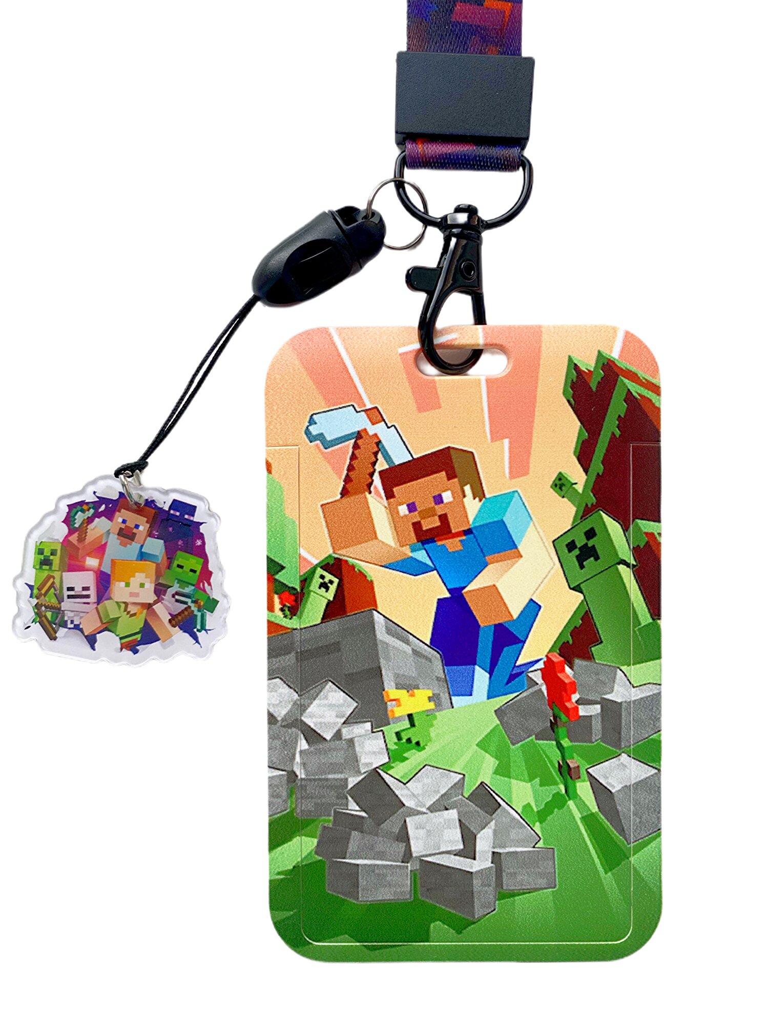 Бейдж для пропуска на ленте Майнкрафт (Minecraft)5