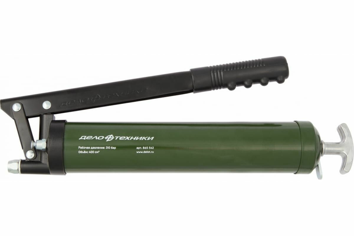 Шприц для смазки Дело Техники плунжерный 400 см3 (865542)