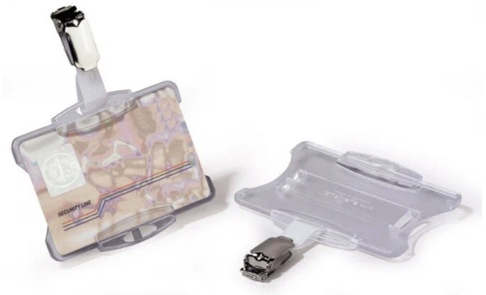 Бейдж DURABLE 8118 85x54,1 шт, прозрачный