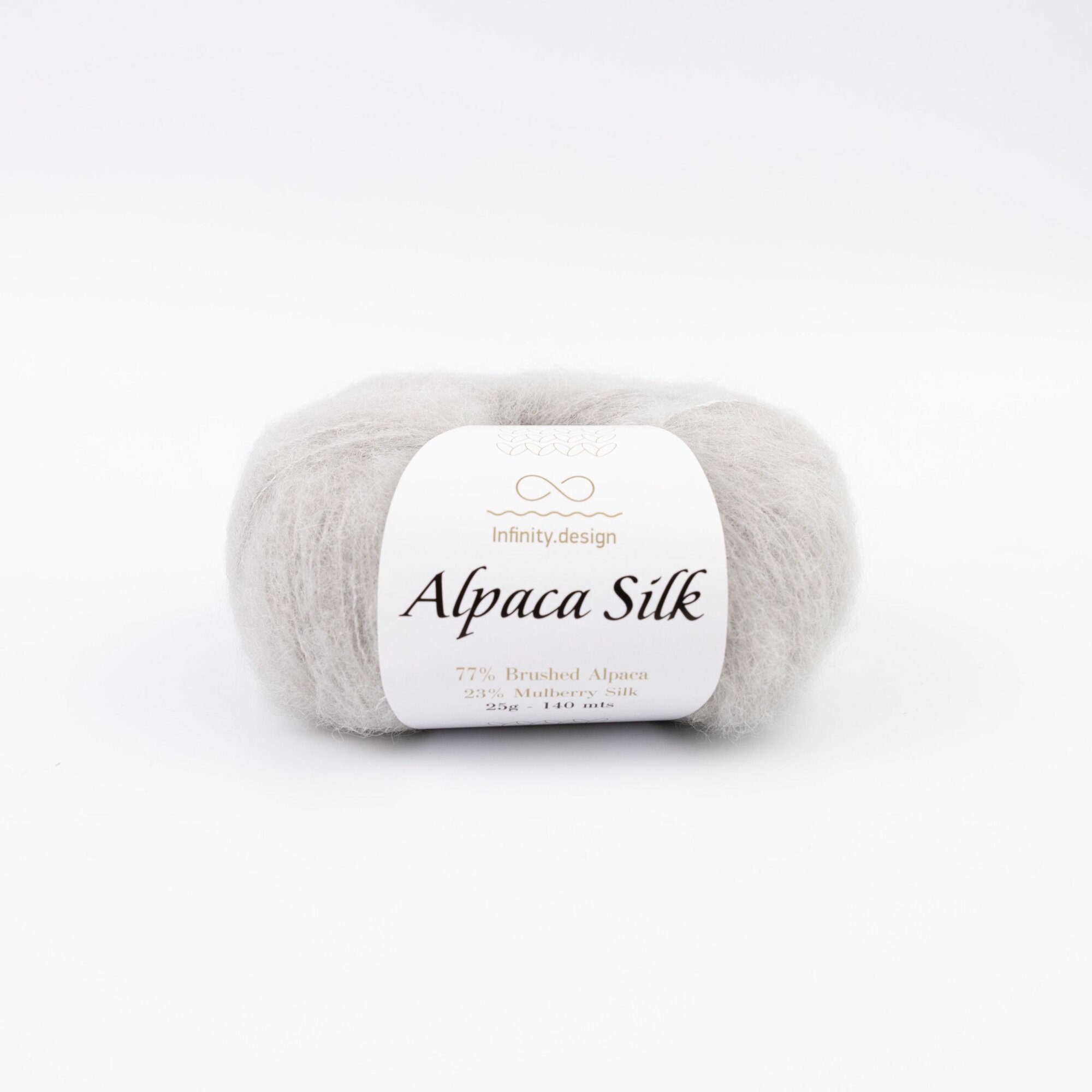 Пряжа INFINITY Alpaca Silk 1032 (1 моток), 77% альпака, 23% шелк, 25г, 140м