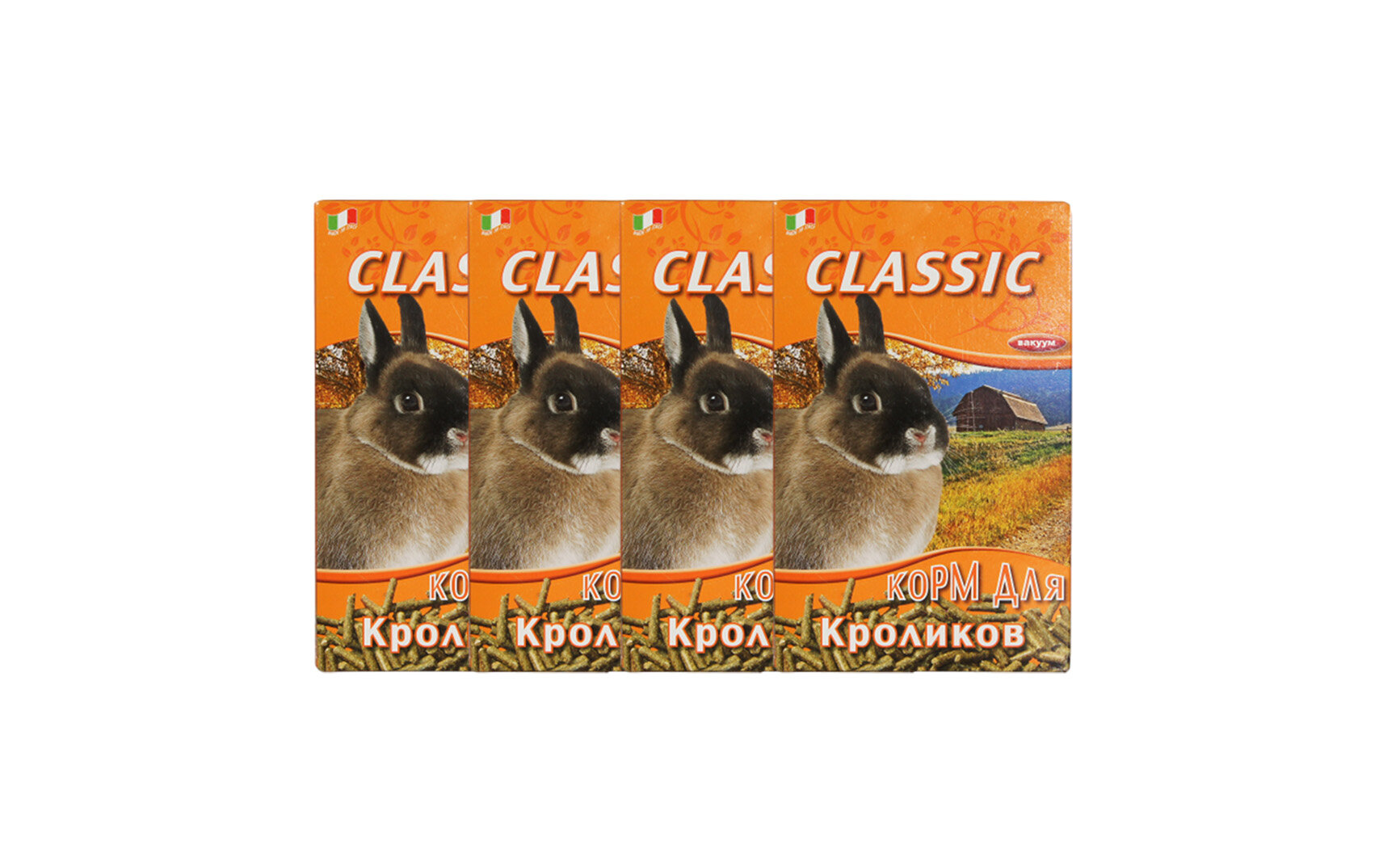 FIORY корм для кроликов Classic гранулированный 680 г х 4 шт.