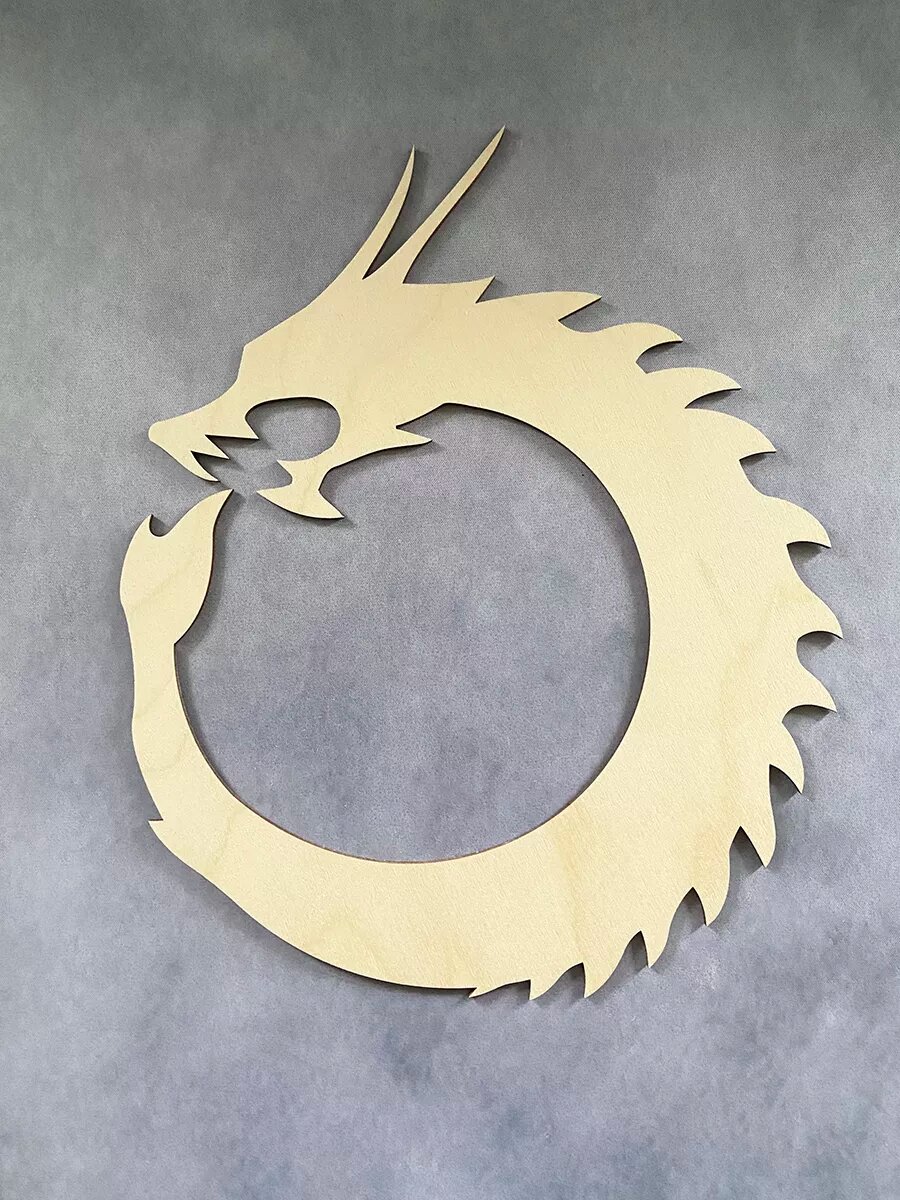 Деревянные заготовки для декупажа Дракон